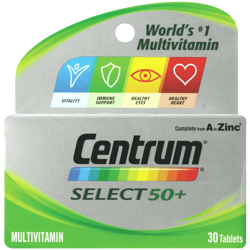 Centrum Select 50+ 30 Tablets - First-Chem Pharmacy