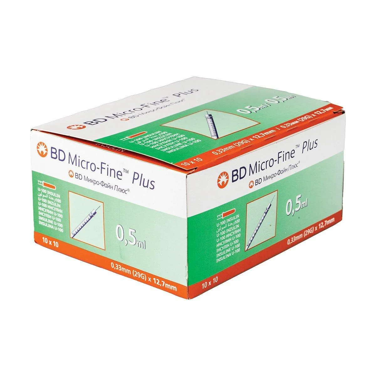 Bd Microfine Syr 0.5ml 12.7mm(29g) - 100 - First-Chem Pharmacy